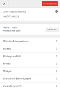 Was ist der WordPress Customizer? | webfluence